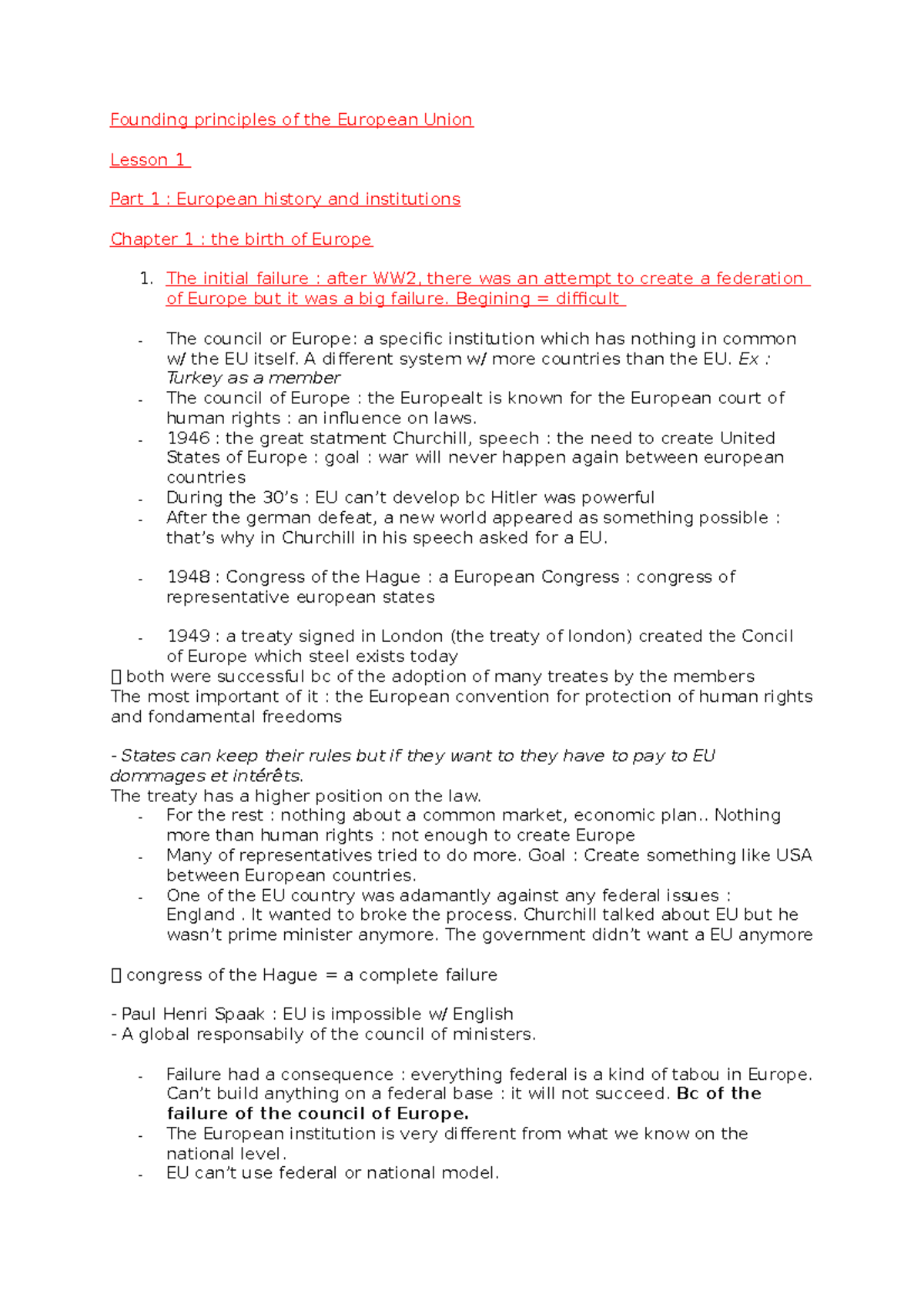 Founding principles of the EU (complet) - Founding principles of the ...