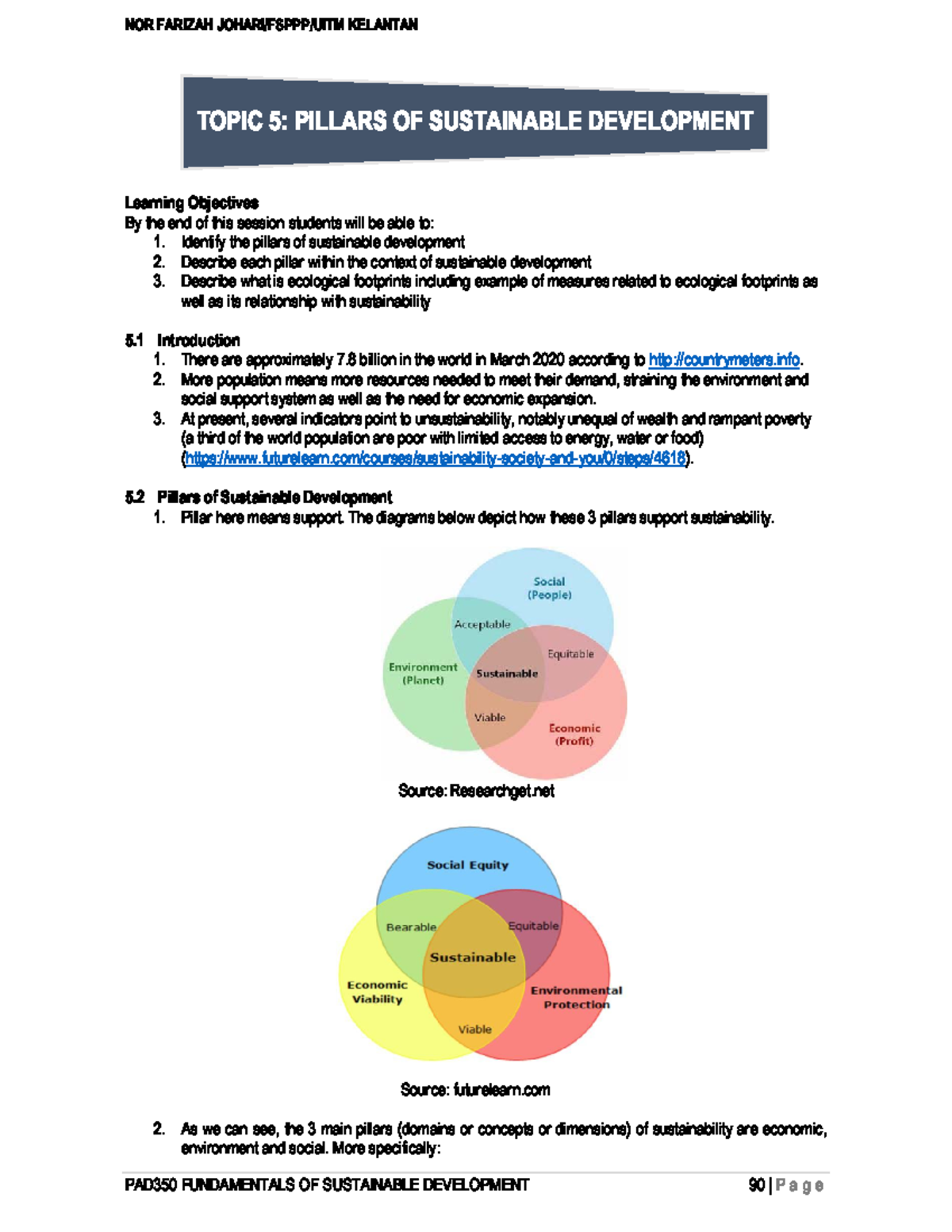 Topic 5- pad350 UITM - !" # " " $ %! & !# - Studocu