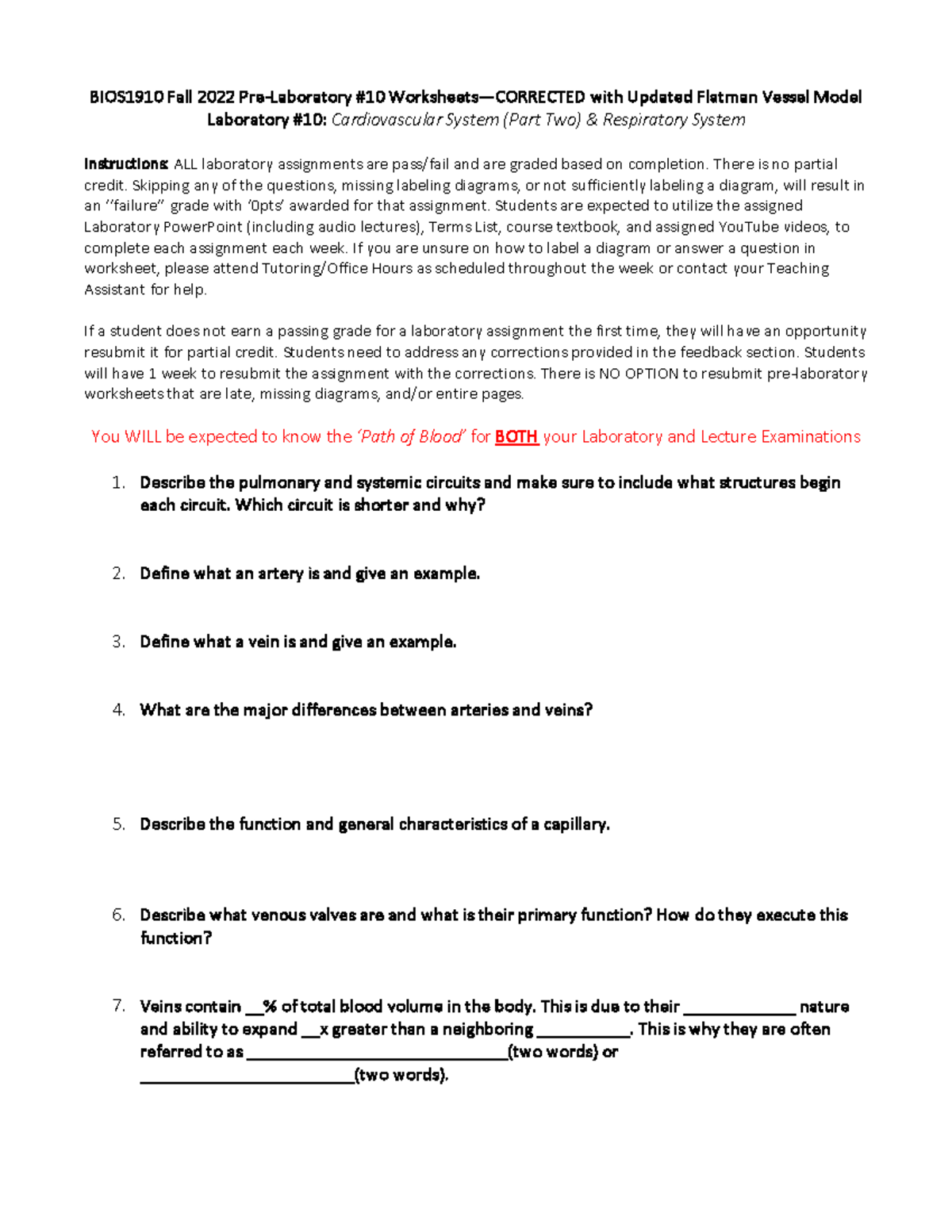 BIOS1910 Lab#10 Pre Lab WS (F22) - BIOS 1910 Fall 2022 Pre-Laboratory ...