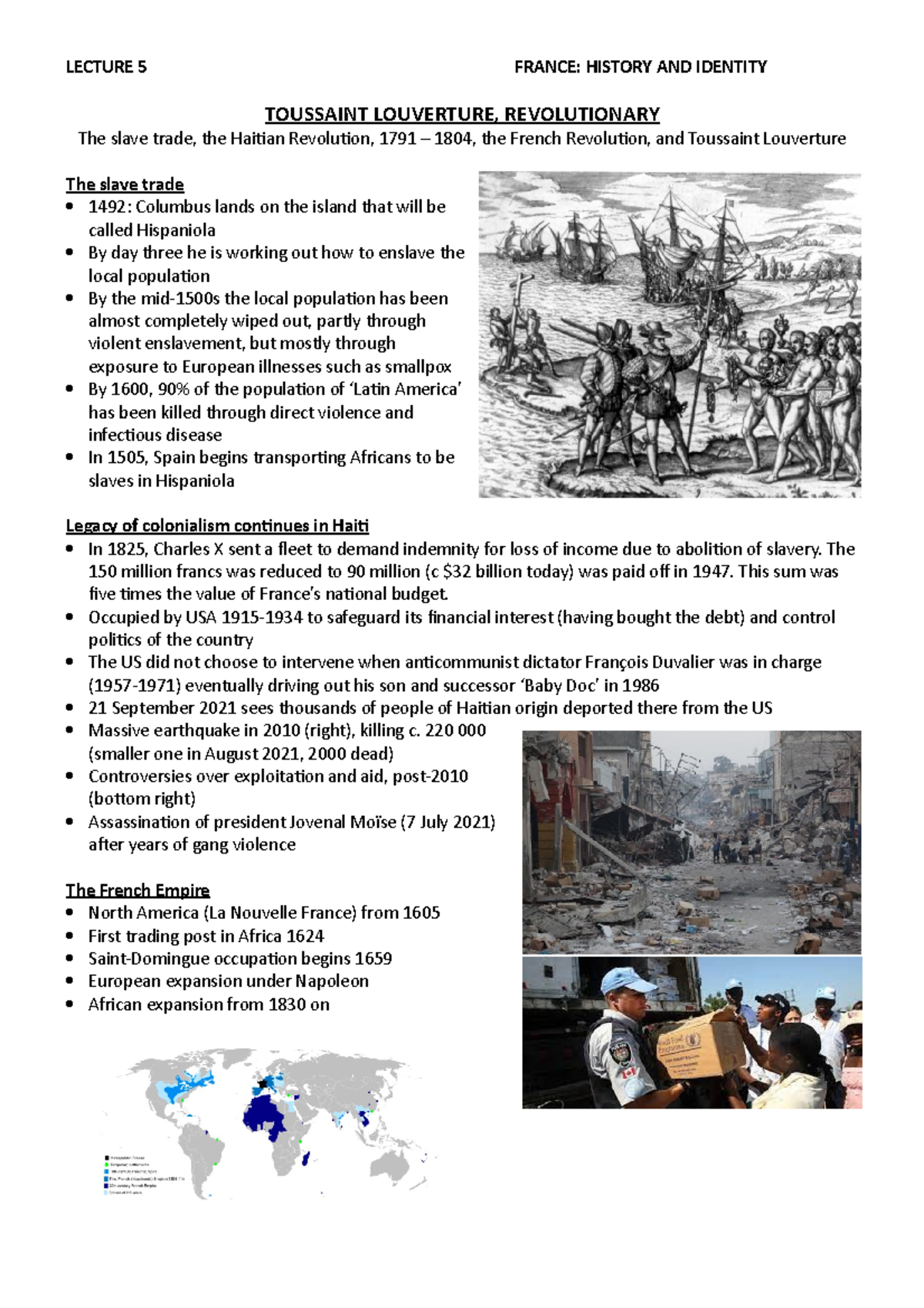 L5 - Toussaint Louveture - TOUSSAINT LOUVERTURE, REVOLUTIONARY The ...