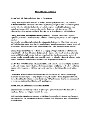 MCB2050 W20 Tutorial 6 Cell Cycle and Apoptosis - MCB*2050 Tutorial ...