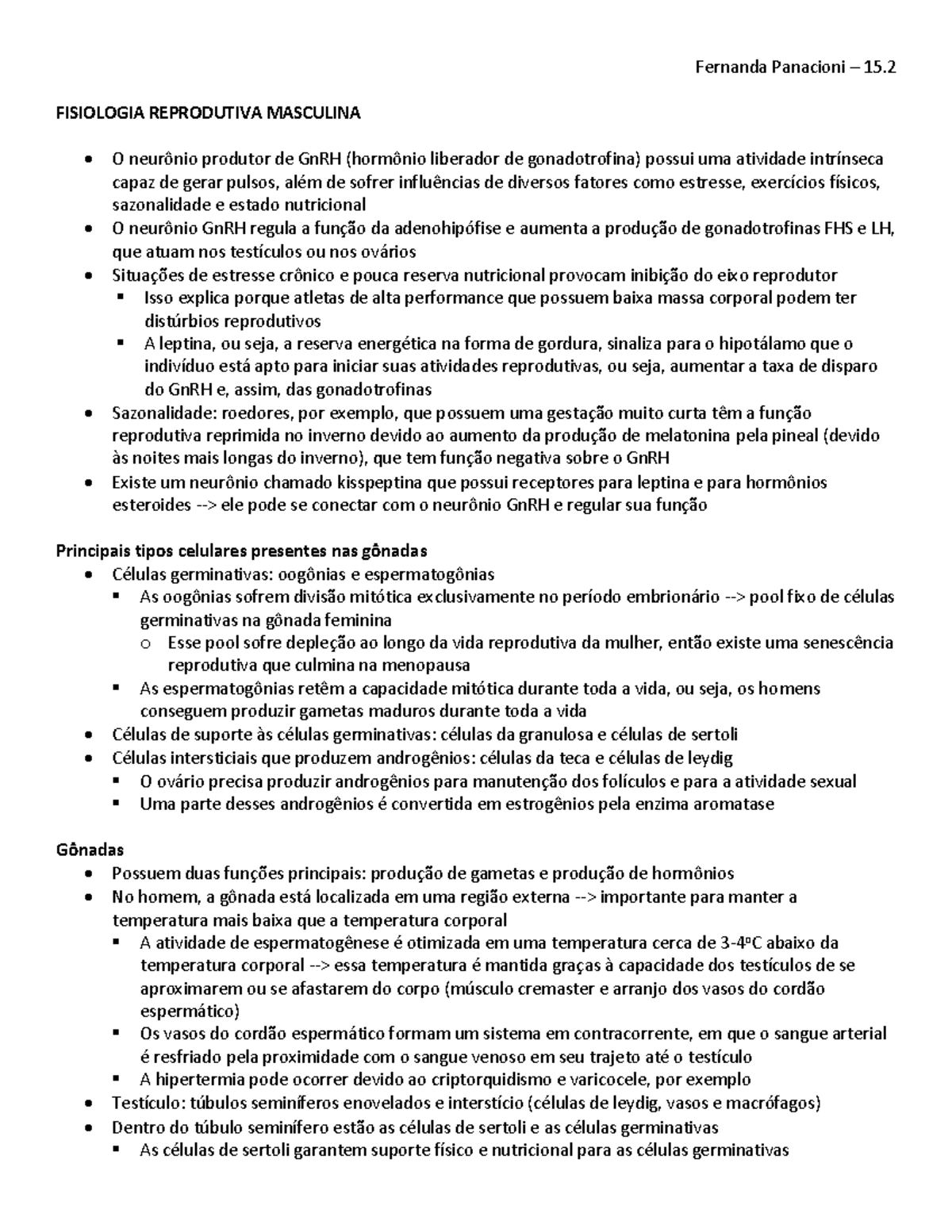 Fisiologia reprodutiva - Warning: TT: undefined function: 32 Warning: TT: undefined function: 32 ...