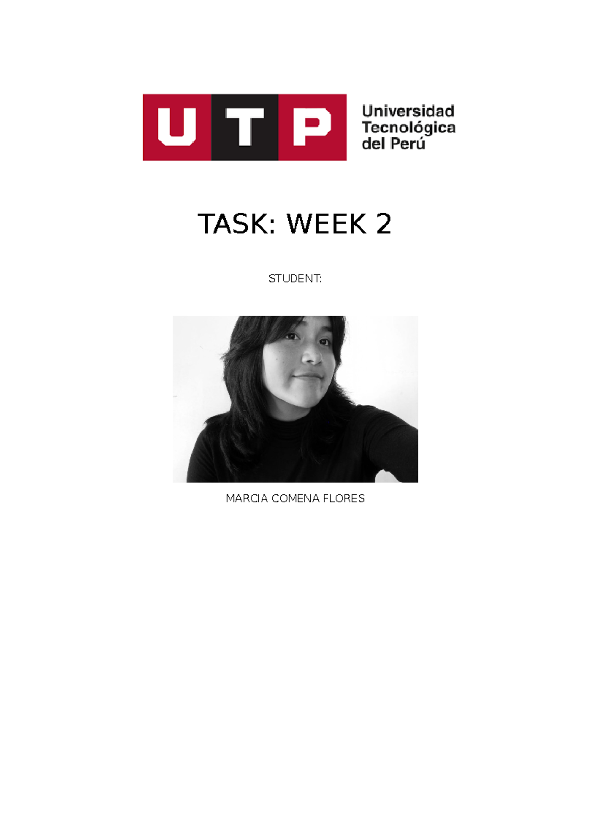 WEEK 2 - tarea de la semana 2 - Ingles II - TASK: WEEK 2 STUDENT ...
