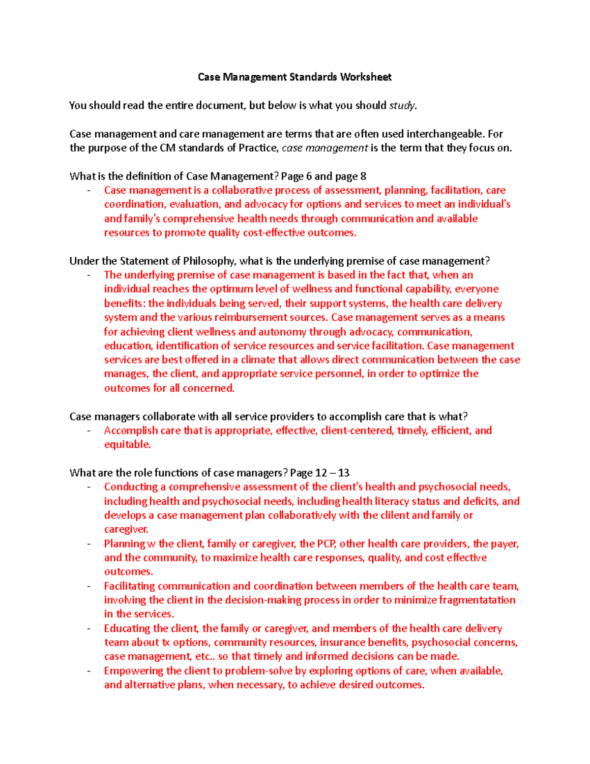 Case+Management+Standards+Worksheet - Case Management Standards ...