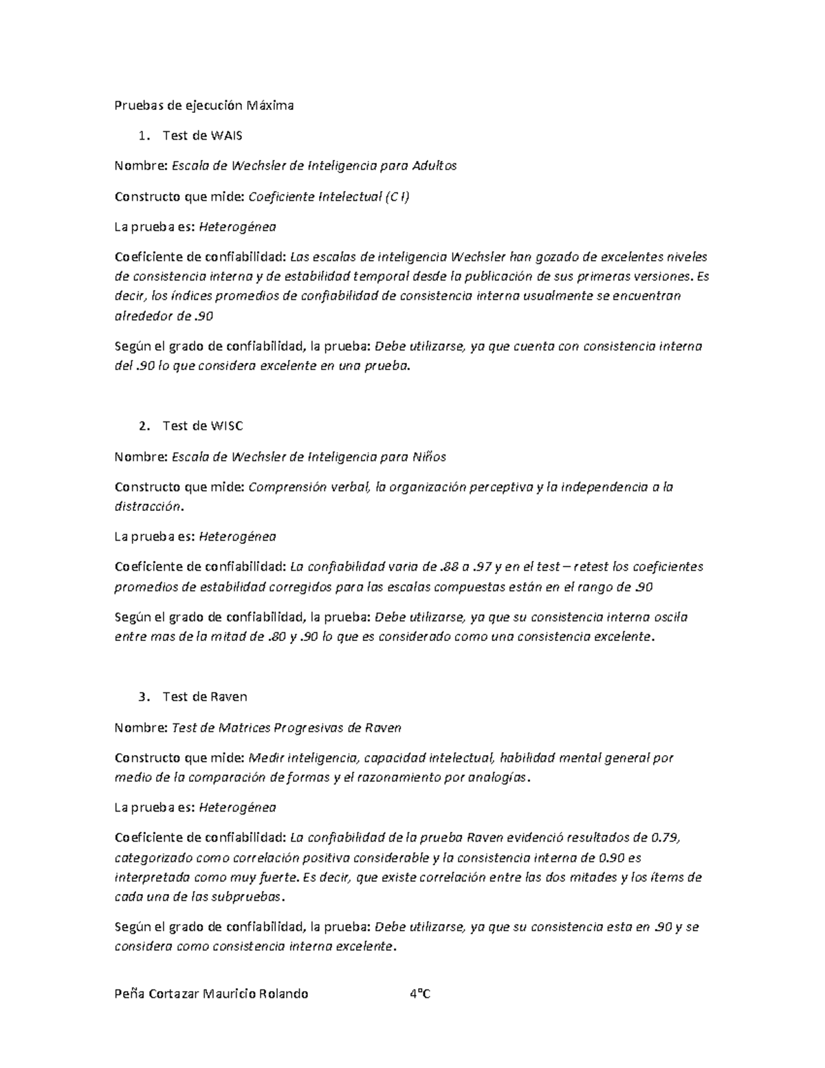 Confiabilidad - Tarea enfocada en la recopilación de datos sobre la ...
