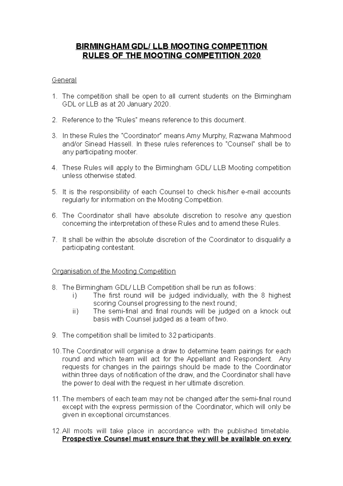 Rules 2020 - This a guide for BPC studentsThis a guide for BPC ...