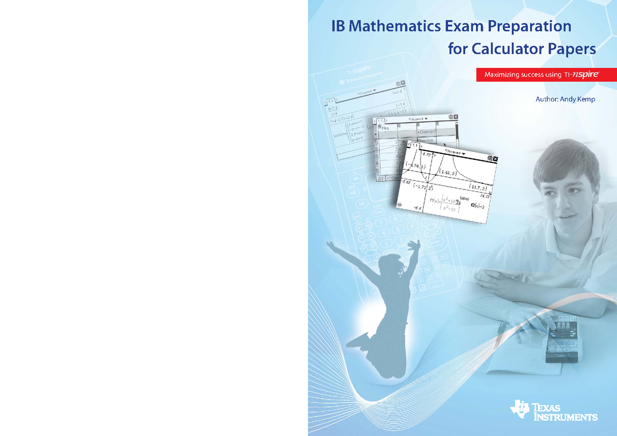 IB Mathematics Exam Preparation for Calculator Papers - Andy Kemp ...