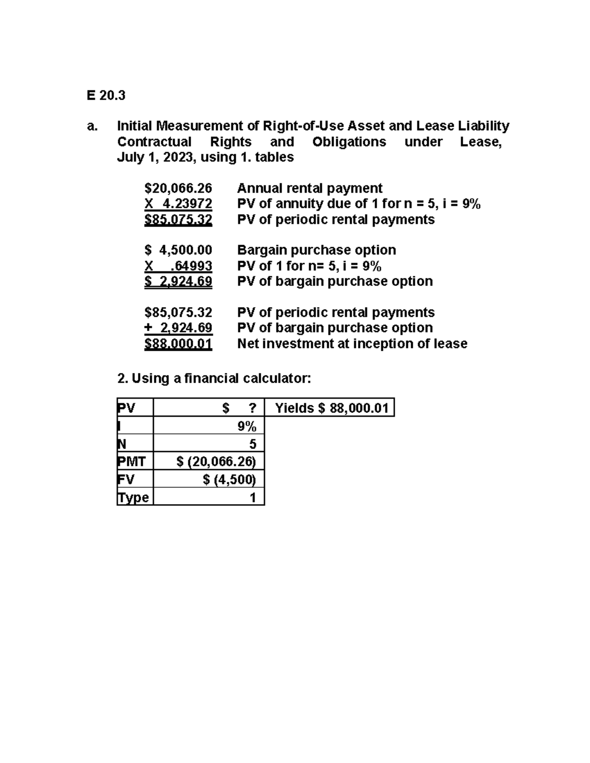 Chapter 20 Class Solutions NF23 - E 20. a. Initial Measurement of Right ...