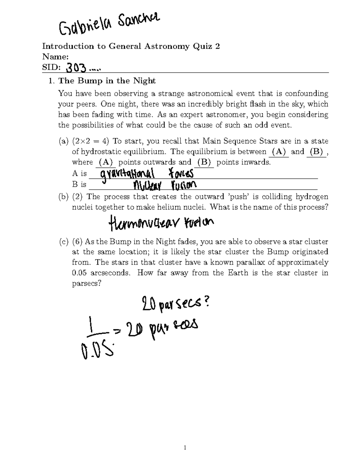 Astro C10 F23 Quiz 2 - practice questions - Introduction to General ...