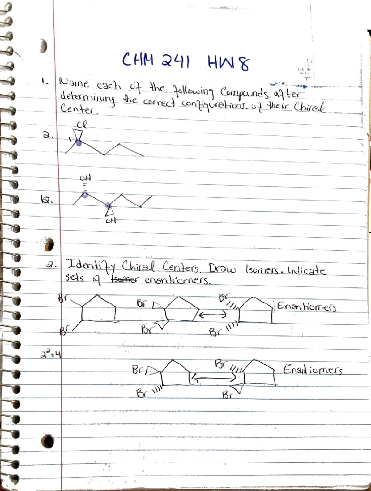 Organic chemistry notes/ practice materials - CHEM 313 - Studocu
