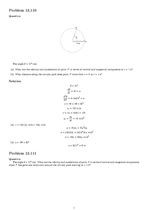 Dynamics Exam 2 Summary: Kinematics, Reference Frames, and Rigid Bodies ...