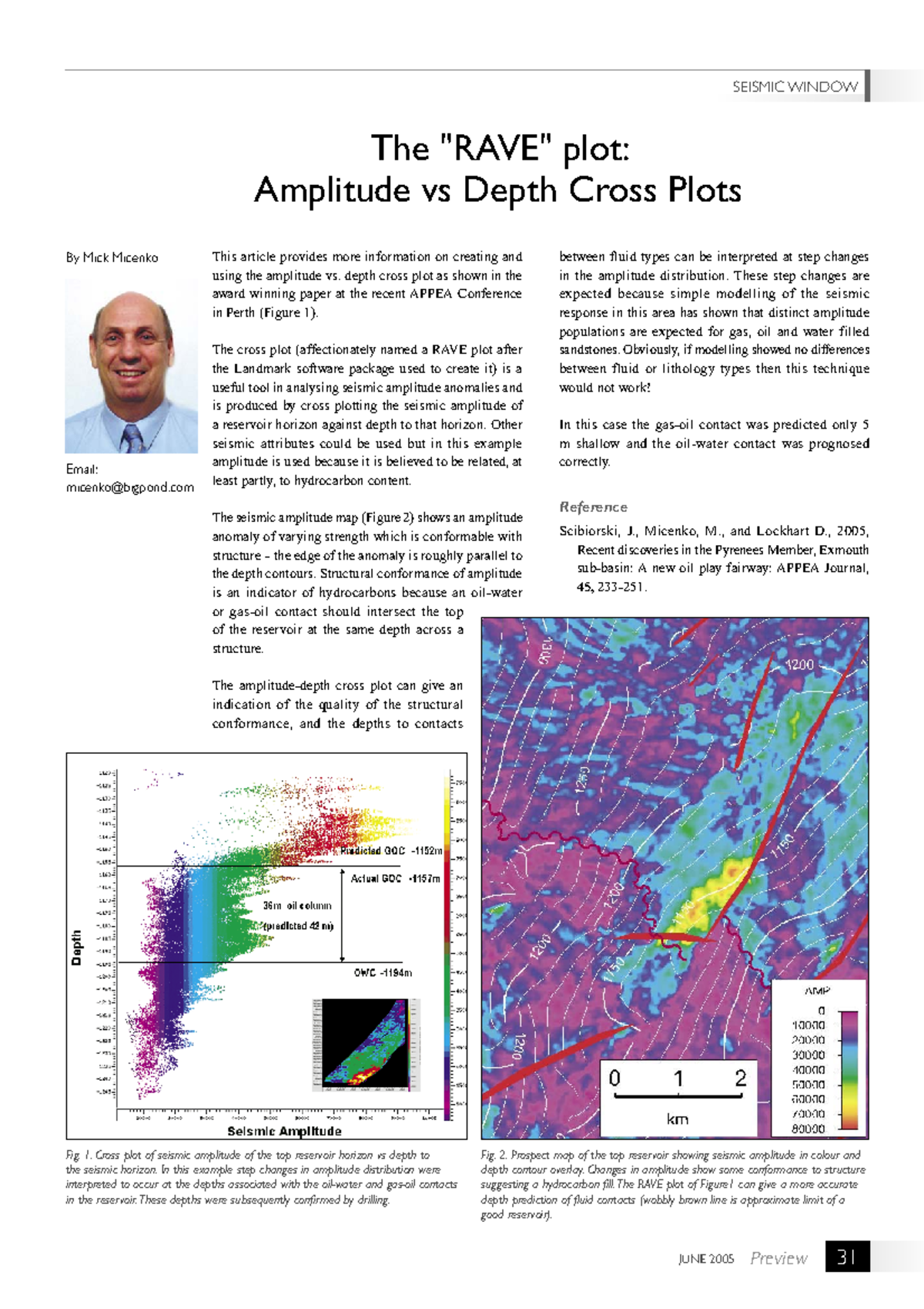RAVE plot-Amp VS Depth - useful technique to analyze hydrocarbon ...