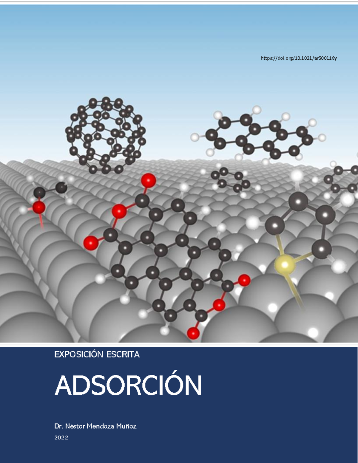 Fisicoquímica de Superficies Adsorcion NMM - EXPOSICIÓN ESCRITA ...