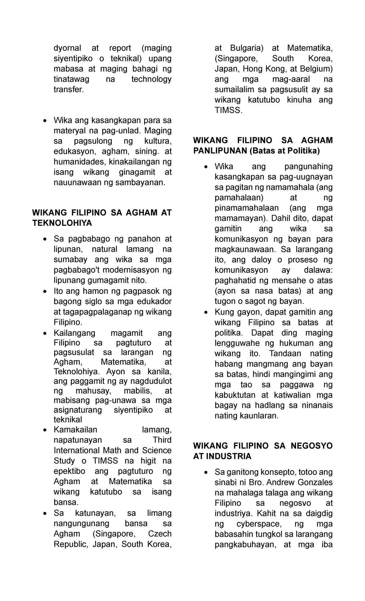Pagbasa fil - dyornal at report (maging siyentipiko o teknikal) upang ...