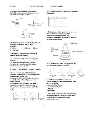 Z Notes - ZNOTES SUMMARIZED NOTES ON THE SYLLABUS CHEMISTRY (9701) CAIE ...