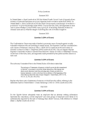Hearsay Chart for Attorneys in Neglect System - Studocu