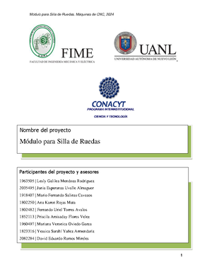 Prcatica 7 CNC LAB - Practica 7 Laboratorio CNC - Universidad autónoma de Nuevo León Facultad de ...