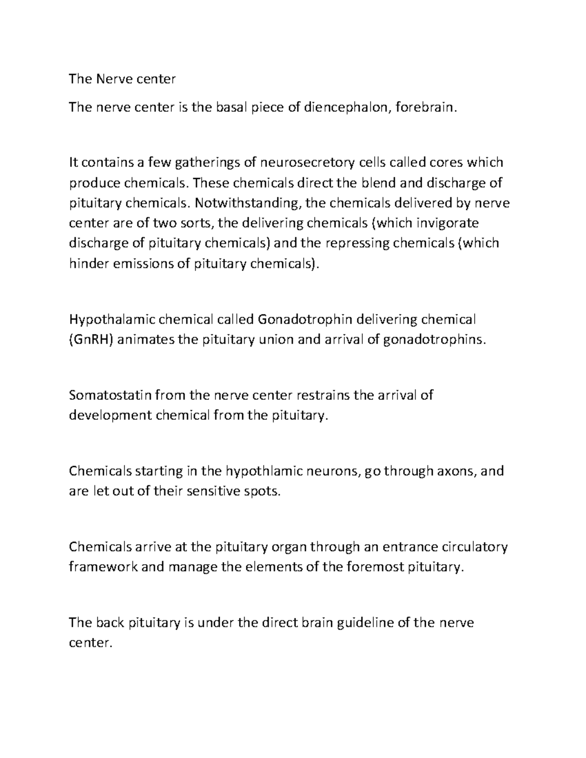 Document (194)(15) - Useful notes - The Nerve center The nerve center ...