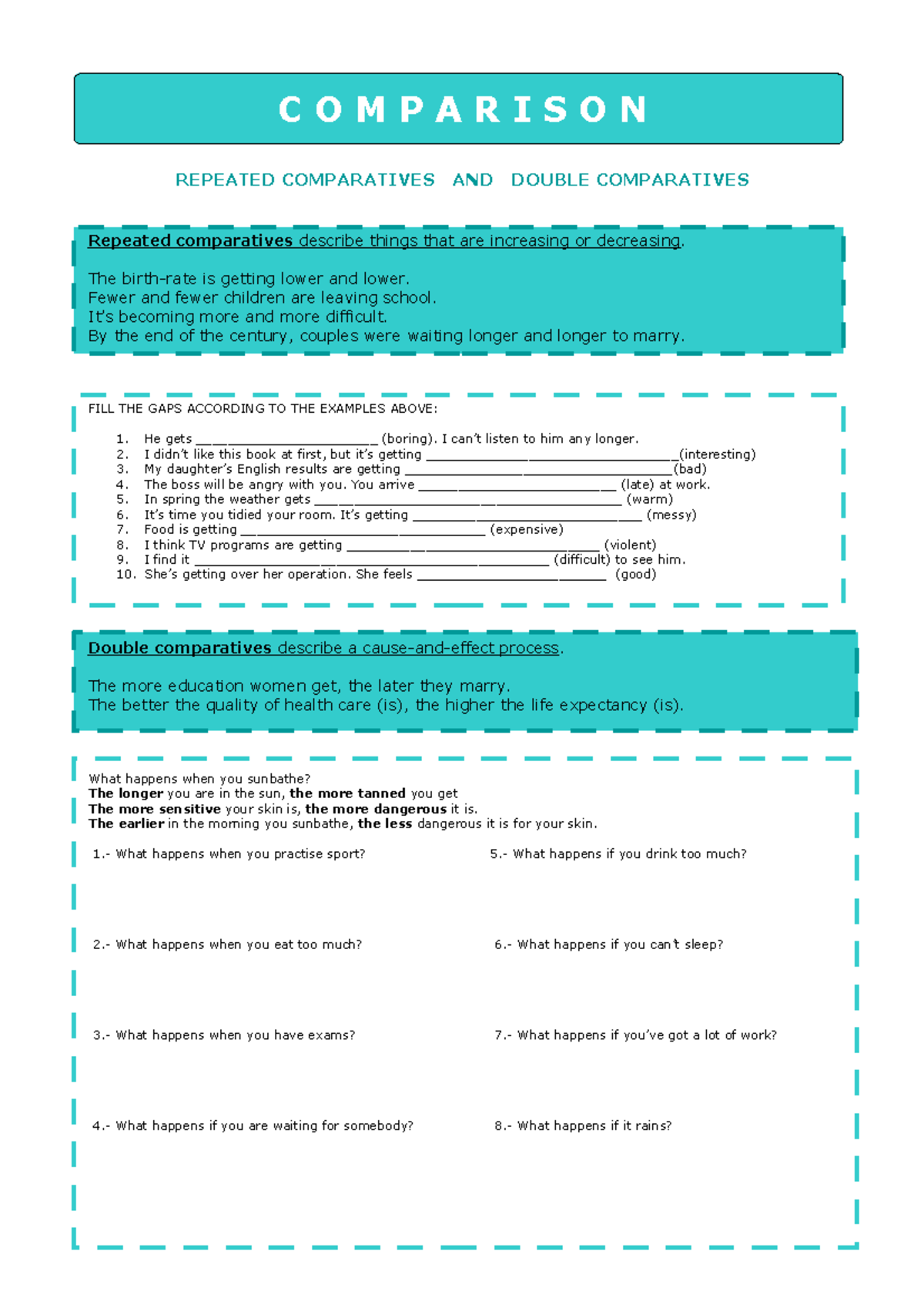 206208586-Double-Comparative - C O M P A R I S O N REPEATED ...