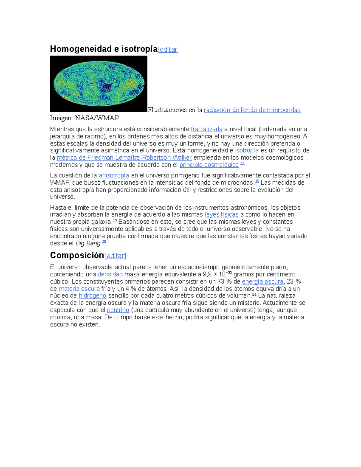 Homogeneidad e isotropía - Homogeneidad e isotropía[editar ...