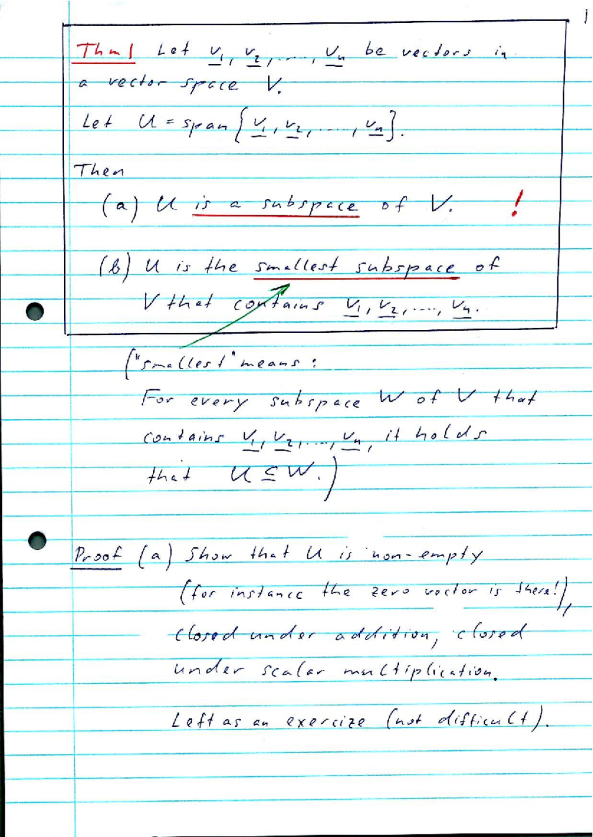 LA Lecture week 8 - MAM2000W - Studocu