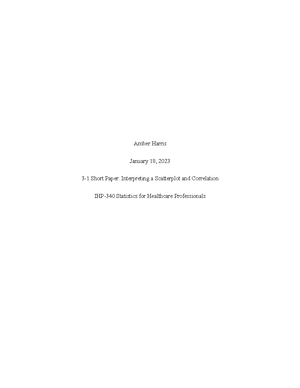 IHP 340 Module 8 Journal - Amber Harris 8-1 Journal: Reflecting on ...