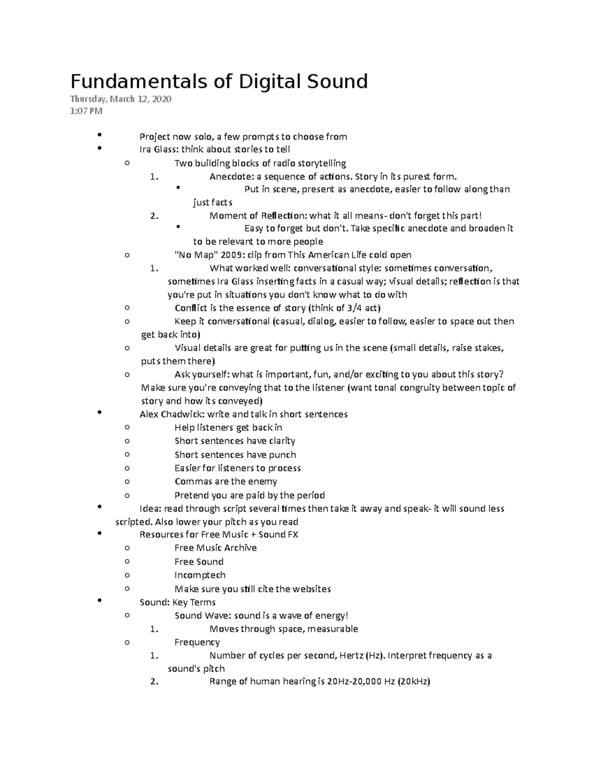 Fundamentals Of Digital Sound Lecture Notes Fundamentals Of Digital fundamentals-of-digital-sound-lecture-notes-fundamentals-of-digital