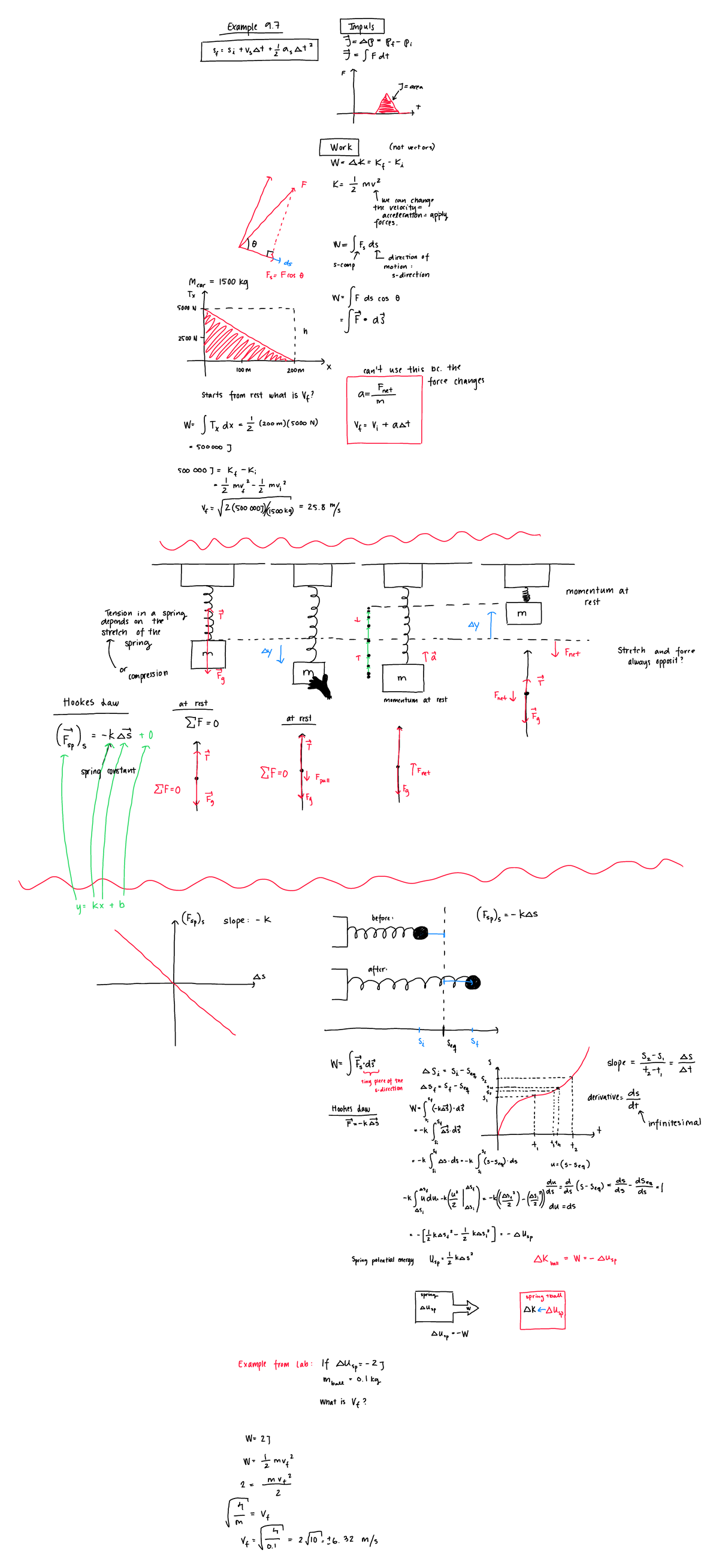 Special case of work - Notes from class. Professor Jeremy Lusk. - Ex ...