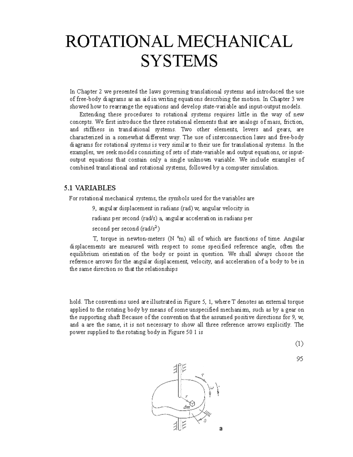 Chapter 5 - mô phỏng cơ khí - ROTATIONAL MECHANICAL SYSTEMS In Chapter ...