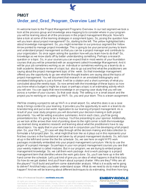 Under and Grad Program Overview - PMGT Under_and_Grad_Program_Overview ...