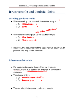 Suspense Accounts - o Example: You are writing up the accounts from the ...