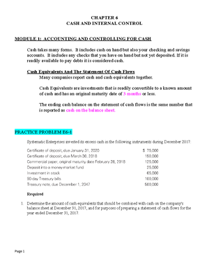 Ch 11 Student Outline - Accounting 1 Chapter 11 notes - CHAPTER 11 ...