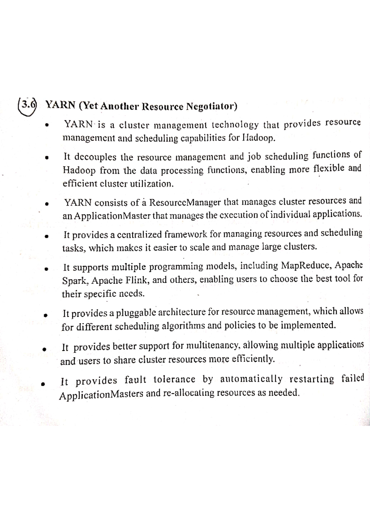 Yarn - Notes of yarn topic - 3 YARN (Yet Another Resource Negotiator ...