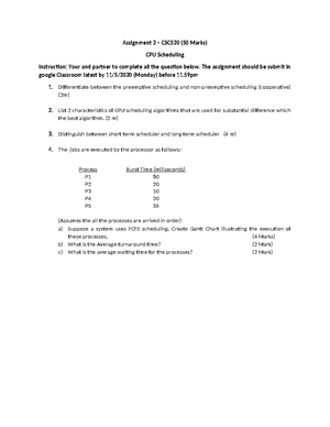 Lab 2 Fork - Lab Assignment - CSC207/204 FUNDAMENTALS OF OPERATING SYSTEM Name : AAESHAH BINTI ...