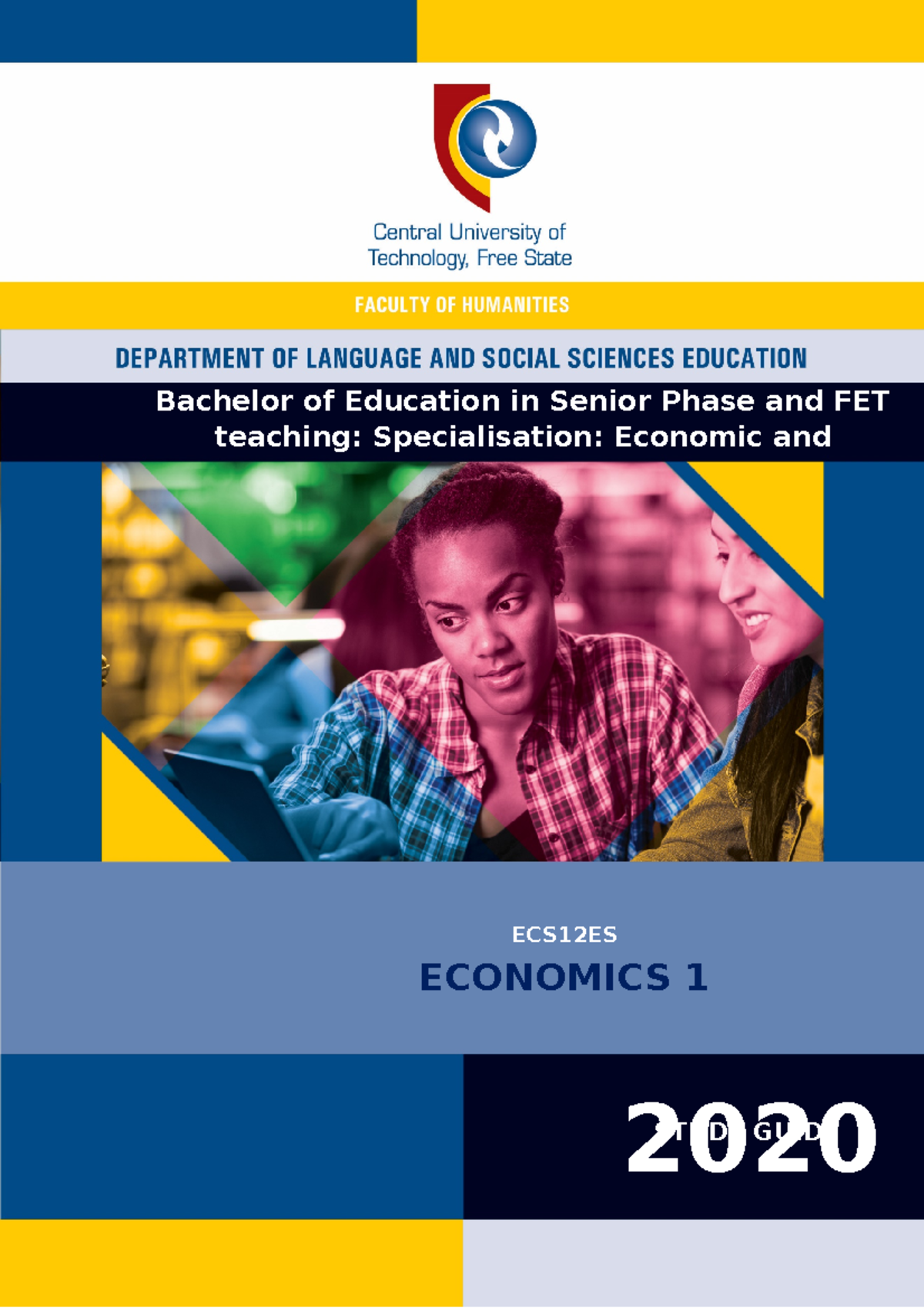 2020 ECS12ES Study Guide - Bachelor of Education in Senior Phase and ...