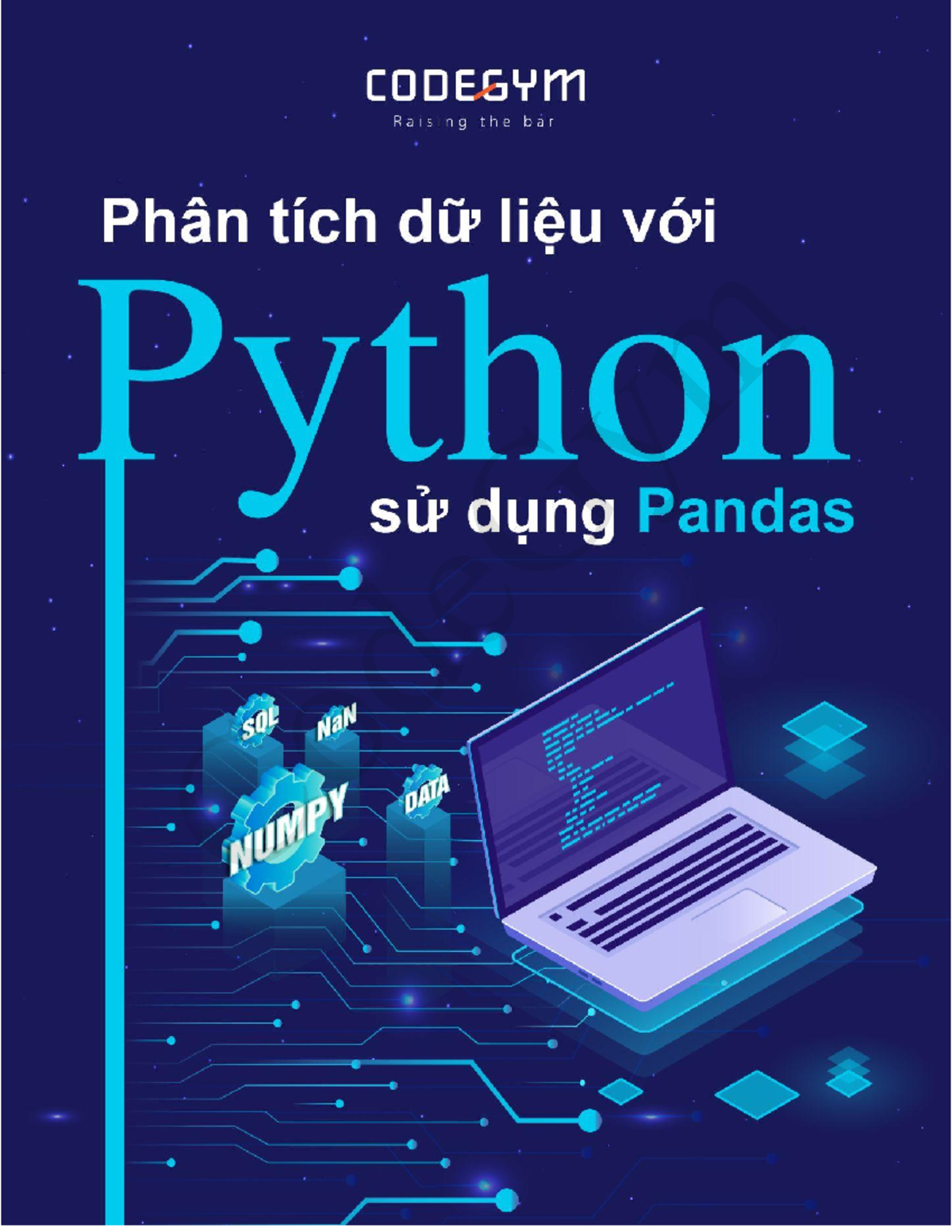 Thư viện Pandas trong PTDL - CodeGym Mục lục - Studocu