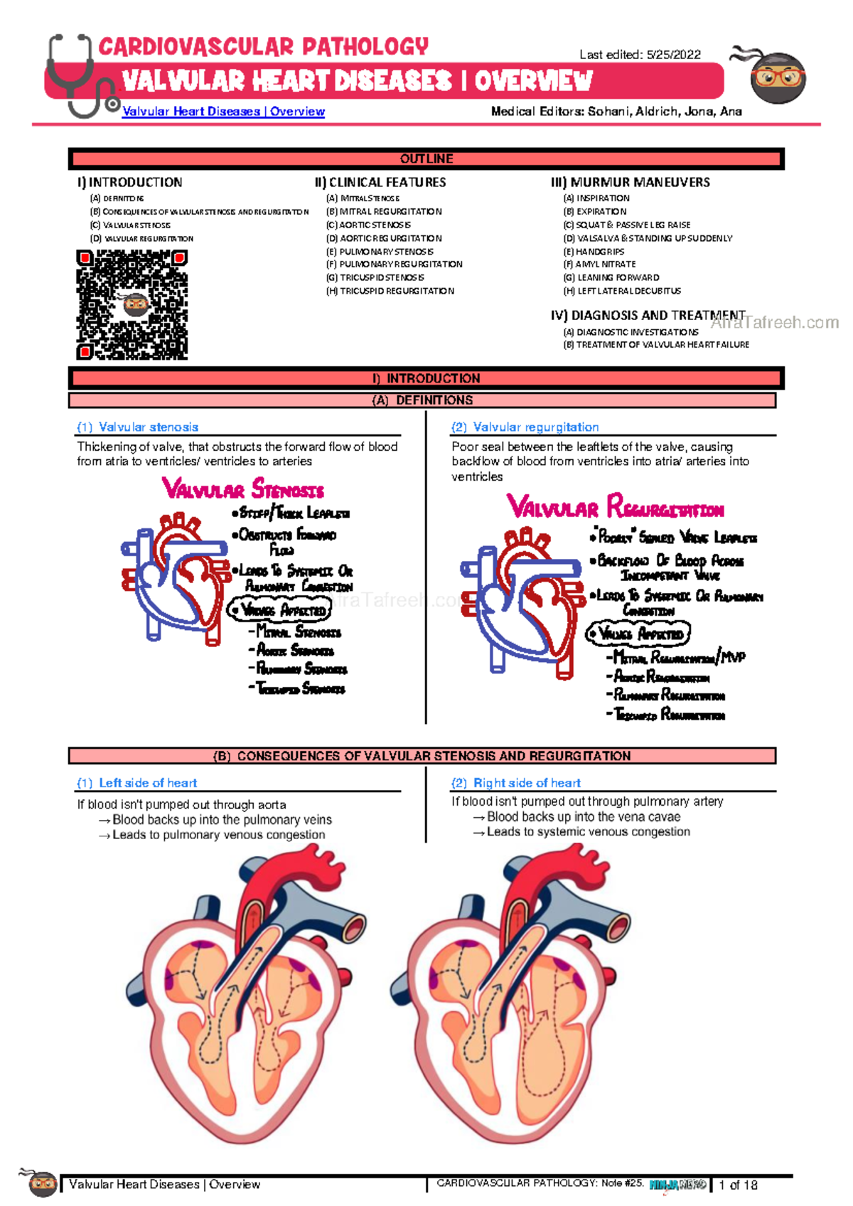 Valvular Heart Diseases Overview atf - 1 of 18 VALVULAR HEART DISEASES ...