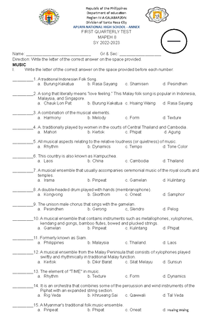 PE1 Module 1 Nature AND Scope OF Physical Education - Republic of the ...