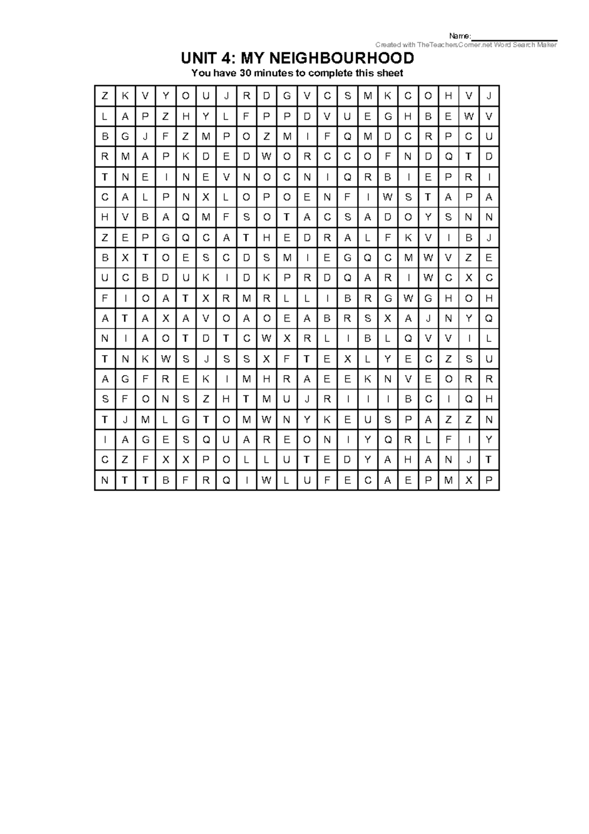 Wordsearch-unit4 - ;lpoihughvg - Tiếng Anh chuyên ngành Logistics - Studocu