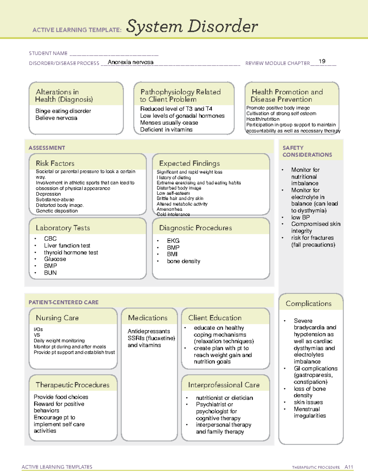 Mental Health template 2 - ACTIVE LEARNING TEMPLATES THERAPEUTIC ...