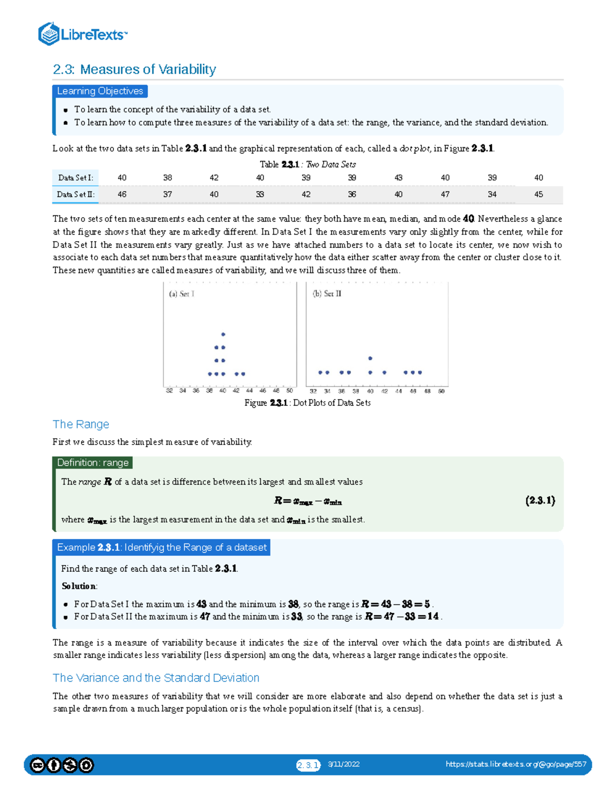 2 - 2 descriptive statistics math 201 notes chapter 2 - 2: Measures of ...
