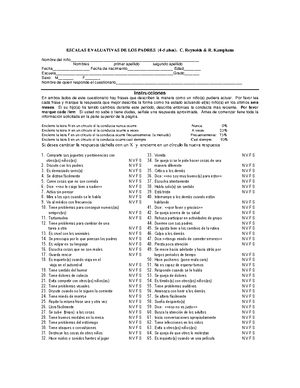 Checklist TDAH - check list basado en DSM 5 para diagnostico de TDAH ...