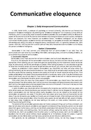 Interpersonal communication-Multiple Choice Questions - Interpersonal ...