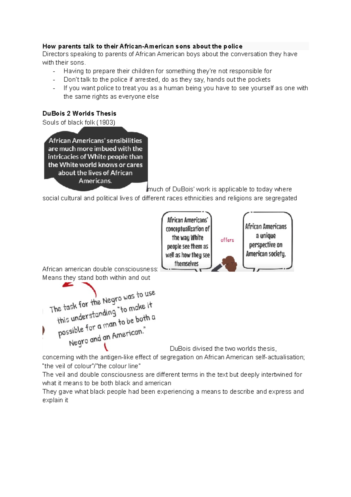 Week 2 research - How parents talk to their African-American sons about ...