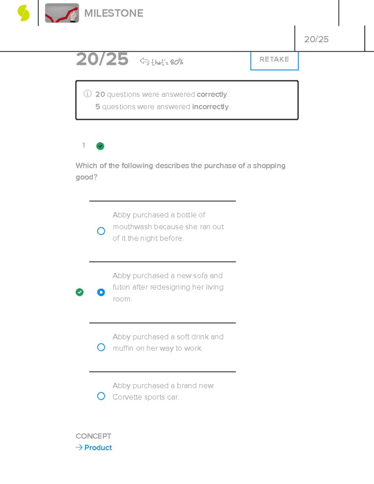 Into to Business Final Milestone - 1 CONCEPT → Product 20 / 25 that's ...