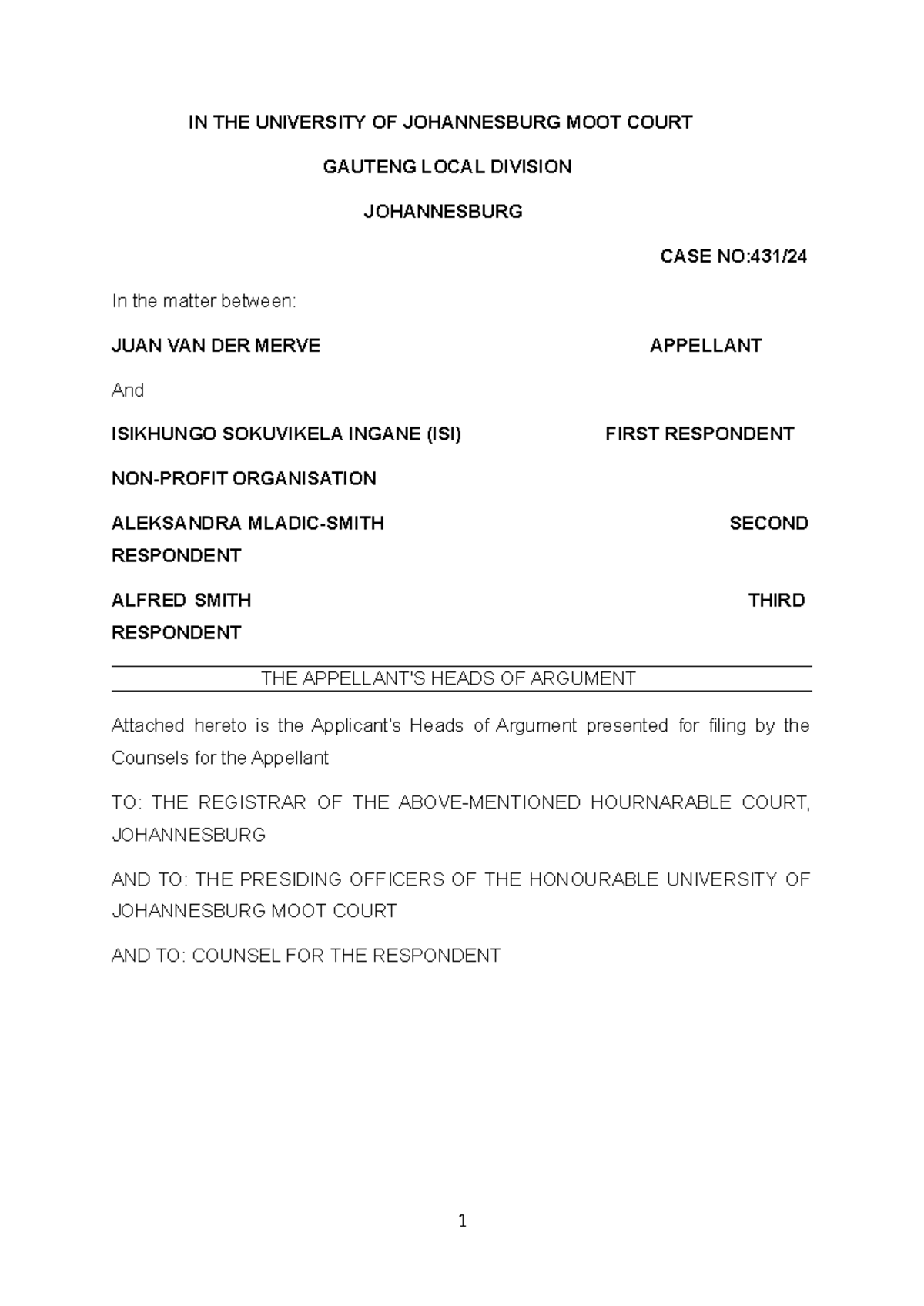 Final HOA - Summary Edrolo VCE Legal Studies Units 3&4 - 2020 Edition ...