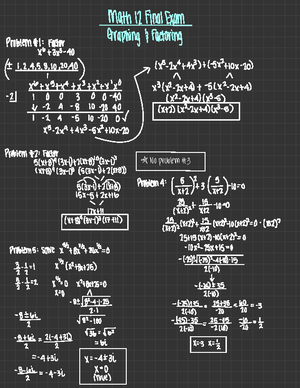 Algebra- Sequences - In class lecture notes with practice problems and ...