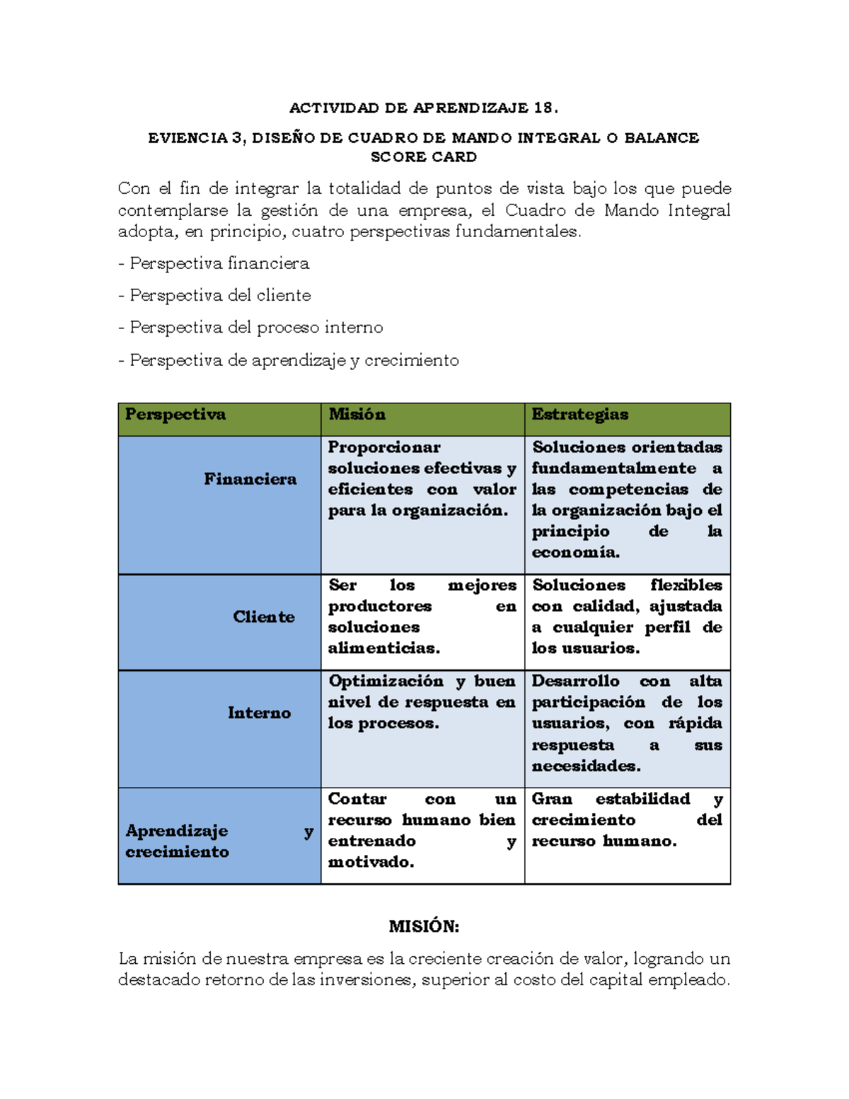 Rubenjuliomont - Segundo balance Score card - ACTIVIDAD DE APRENDIZAJE ...