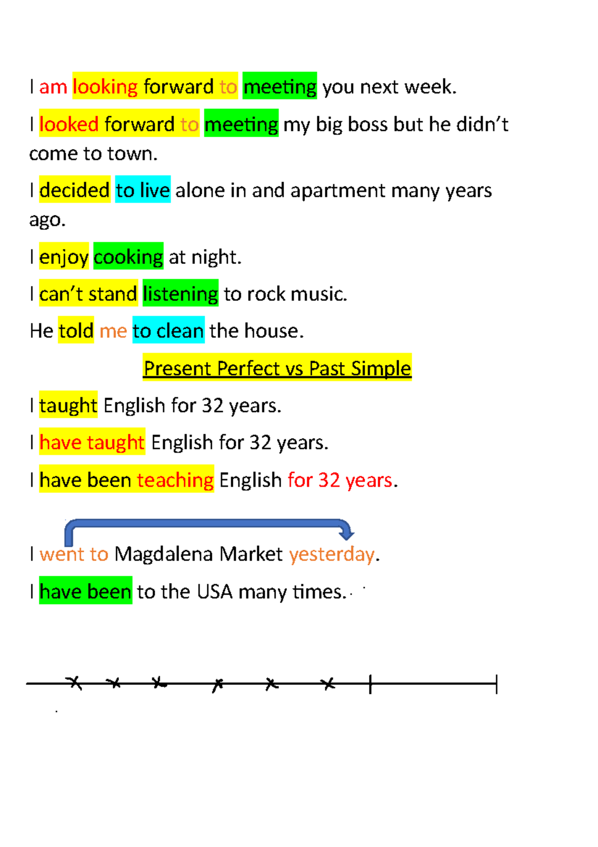 Dayle Class for english - I am looking forward to meeting you next week ...