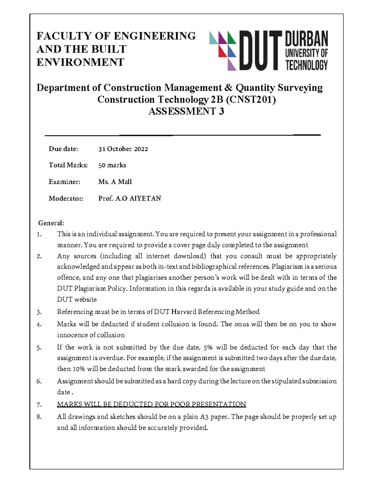 Assessment 3 - This is the assignment drawing take a look . - FACULTY ...